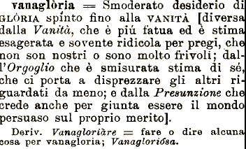 La vanagloria – Memorie Proibite